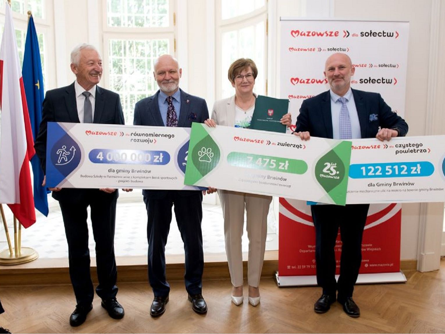 Ponad cztery miliony dofinansowania dla gminy Brwinów