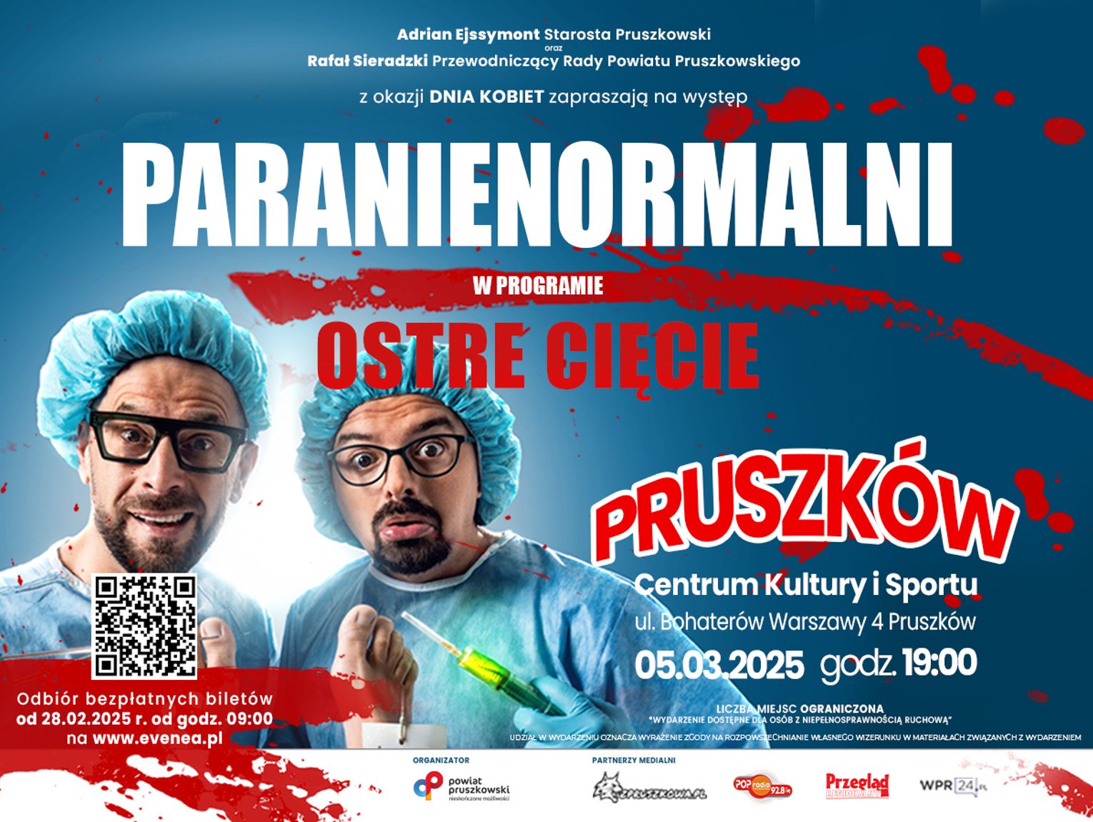 Kabaret Paranienormalni na Dzień Kobiet w Pruszkowie